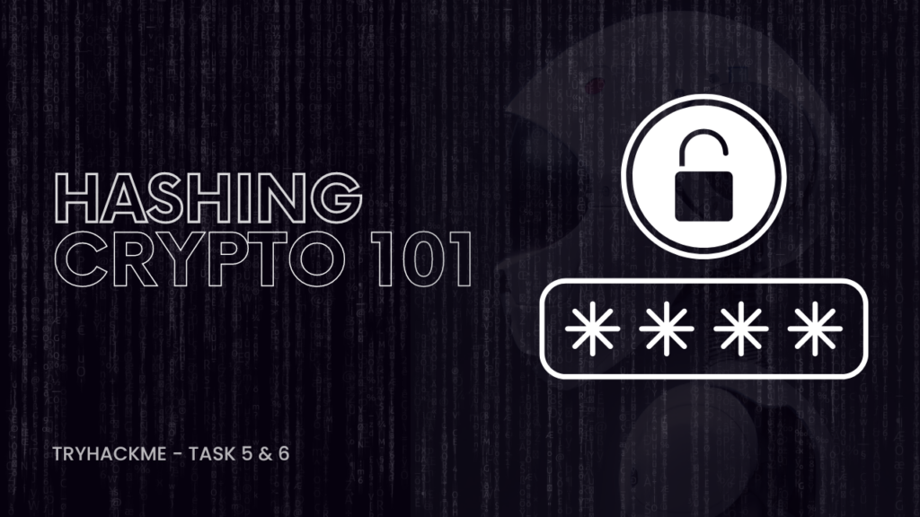 TryHackMe – Hashing – Crypto 101 – CTRL + ALT + SEC